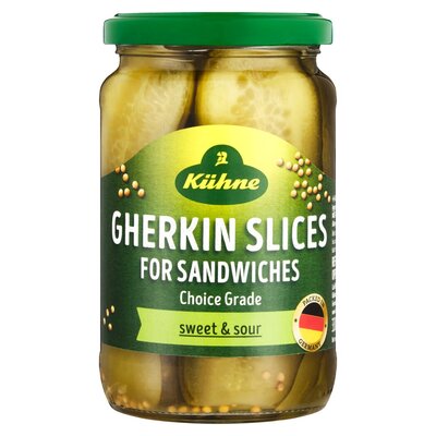 Kuhne Gherkin Sliced Sweet & Sour Sandwich 330g | PnP