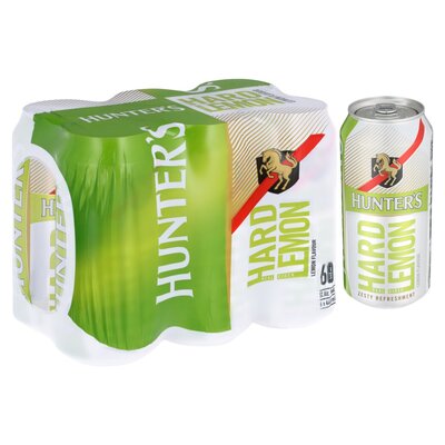 Hunters Hard Lemon Can 6 x 440ml | PnP