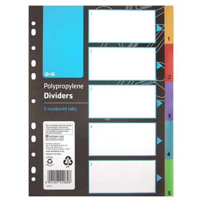 PnP A-Z Index File Dividers | PnP