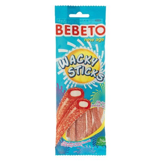 Bebeto Wacky Sticks Strawberry 75g | PnP