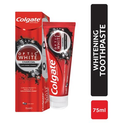 Colgate Optic White Charcoal, Whitening Toothpaste 75ml | PnP