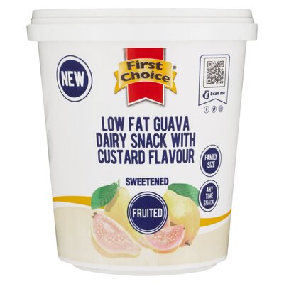First Choice Guava Fruited Low Fat Dairy Snack with Custard 1kg | PnP