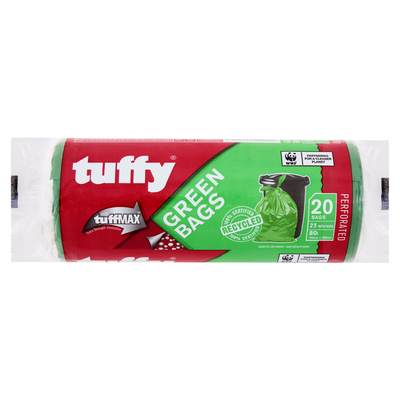 Tuffy Clear Refuse Bags 20 Pack 750mm x 900mm 20 Pack | PnP