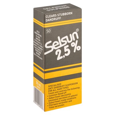 Selsun Medicated Shampoo Treatment 2.5% 50ml | PnP