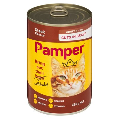 Pamper Steak Cuts in Gravy 385g | PnP