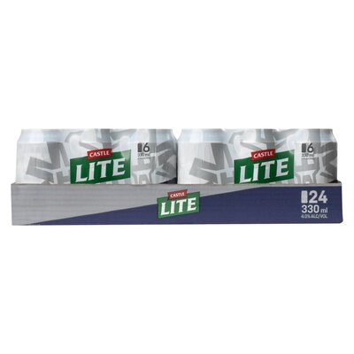 Castle Lite Can 24 x 330ml | Smart Price Specials | PnP Home