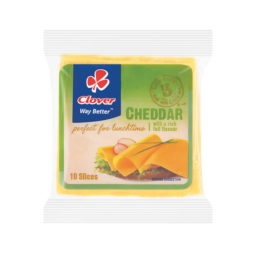 Clover Cheddar Cheese Slices 200g x 24 | PnP