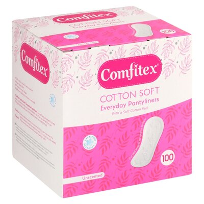 Comfitex Unscented Pantyliners 100 Pack | PnP