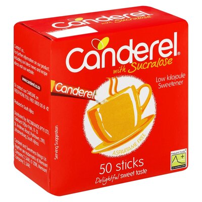 Canderel Stick Sachet Yellow 50ea | PnP