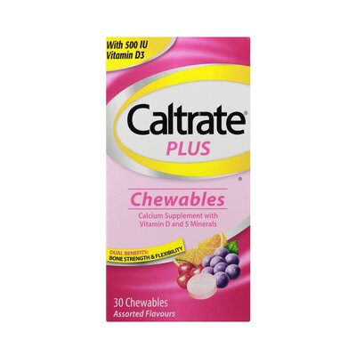 Caltrate Plus Calcium Chewables 30s | PnP