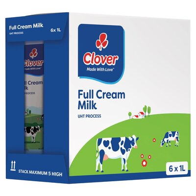 Clover UHT Full Cream Long Life Milk 6 x 1L | Smart Price Specials | PnP Home