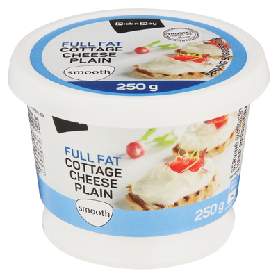PnP Full Fat Smooth Plain Cottage Cheese 250g | PnP