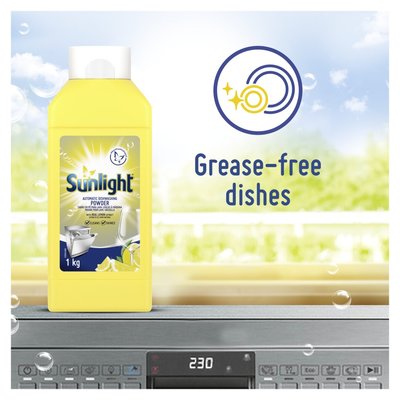 Sunlight Regular Degreasing Automatic Dishwasher Powder 1kg | Smart ...
