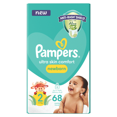 Huggies Dry Comfort Size 2 New Baby Jumbo Pack - 94 Nappies | PnP