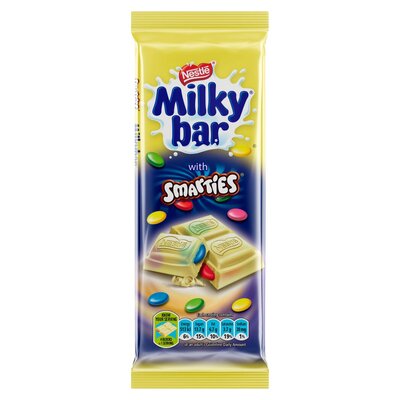Nestle Smarties Milky Bar Slab 80g | PnP