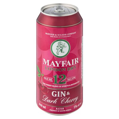 Mayfair Gin & Dark Cherry 440ml | PnP