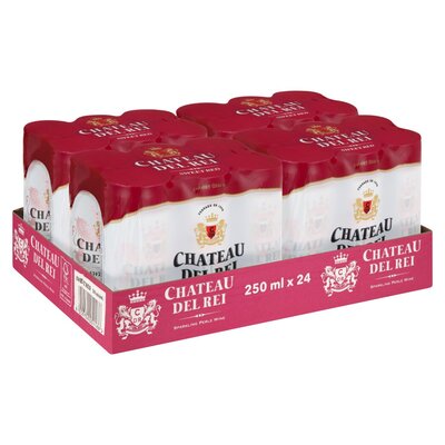 Chateau Del Rei Sparkling Sweet Red Wine Can 24 x 250ml | PnP