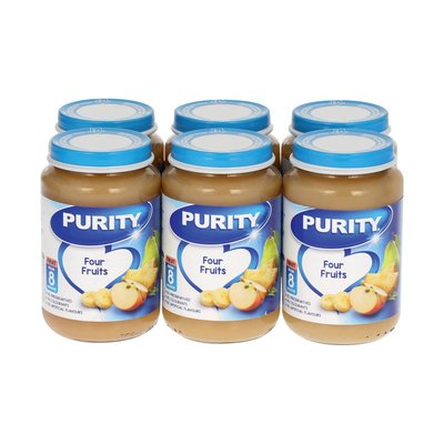 Purity Jar Four Fruits 200ml from 8 Months x 6 | PnP
