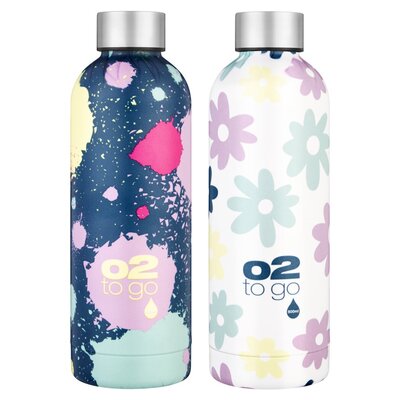 O2 Stainless Steel Bottle Double Wall Printed 500ml | PnP