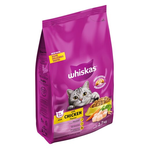 Whiskas Dry Adult Cat Food Chicken 2.7kg | PnP