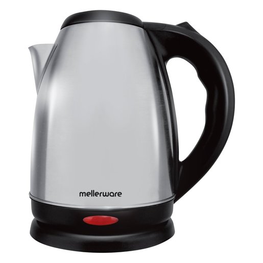 Mellerware Cordless Brushed Stainless Steel Kettle 1.7L | PnP
