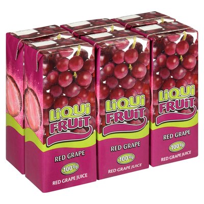 Liqui-Fruit Juice Red Grape Fruit 250ml x 6 | PnP