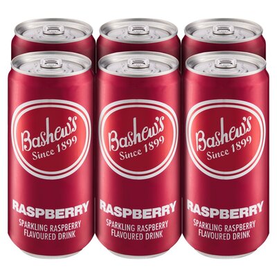 Bashews Raspberry Sparkling Drink 6 x 300ml | PnP