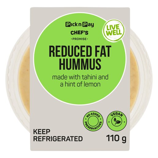 PnP Live well Reduced Fat Hummus 110g | Smart Price Specials | PnP Home