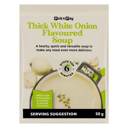 PnP Thick White Onion Packet Soup 50g | PnP