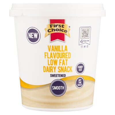 First Choice Vanilla Flavoured Low Fat Dairy Snack 1kg | PnP