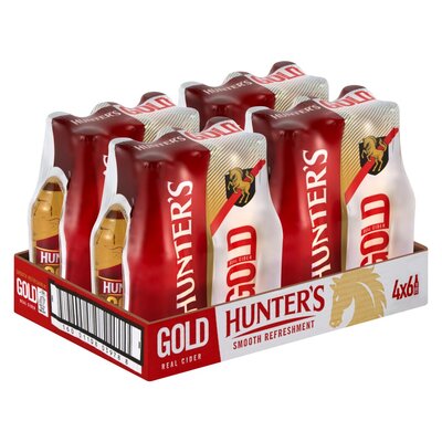 Hunters Gold Cider NRB 24 x 330ml | PnP