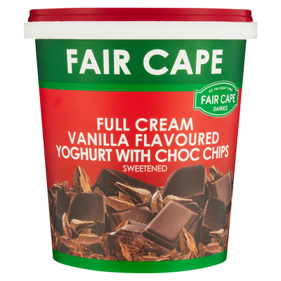 Fair Cape Full Cream Chocolate Chip Yoghurt 1kg | PnP