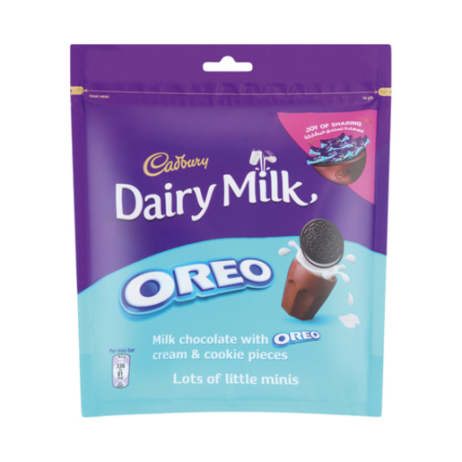 CADBURY D/MILK CHOC OREO MINIS 189GR | PnP