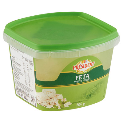President Herb Feta 200g x 12 | PnP