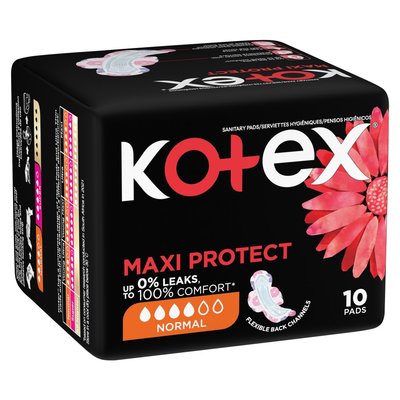Kotex Maxi Protect Normal Pads 10 Pack | PnP