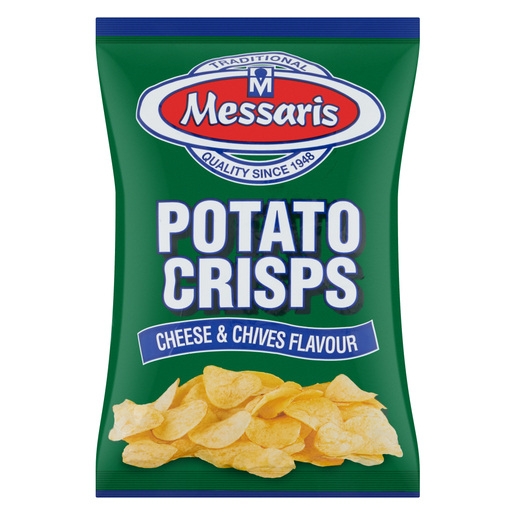 Messaris Cream Cheese & Chives Flavour Potato Crisps 125g | PnP