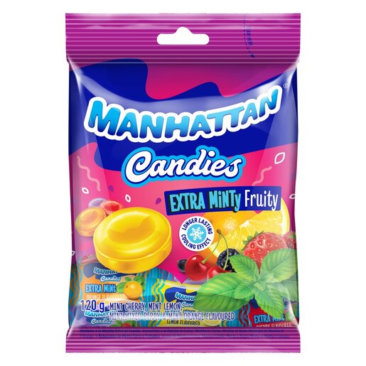 Manhattan Extra Minty Fruity Candies 120g | PnP