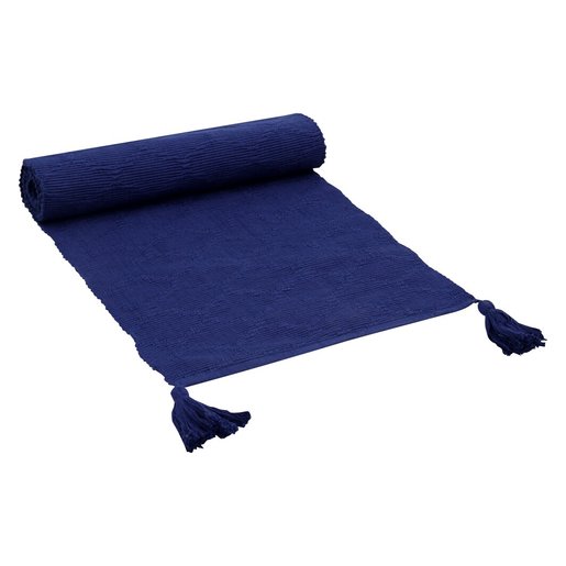 Inspired Table Runner Trellis Tassle Navy | PnP