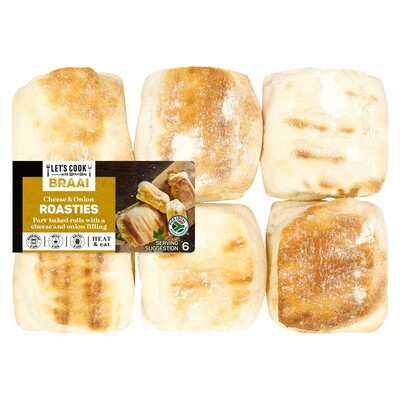 PnP Let's Cook Braai Cheese & Onion Roastie 6 Pack | Smart Price ...