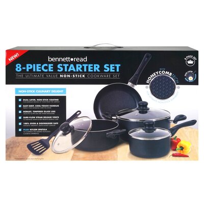 Bennett Read 8 Piece Non Stick Starter Pot Set | PnP