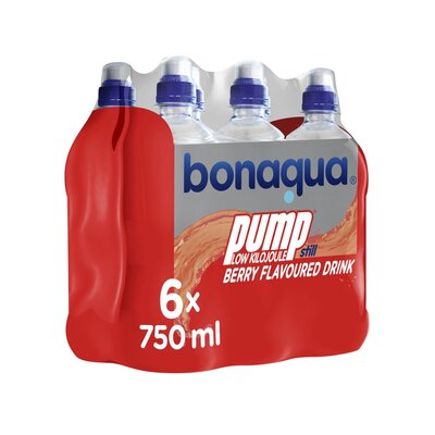 Bonaqua Pump Still Berry Flavoured Still Water 750ml x 6 | PnP