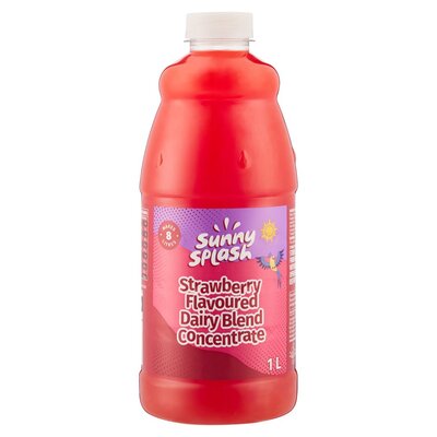 Sunny Splash Strawberry Flavoured Dairy Blend Concentrate 1L | PnP