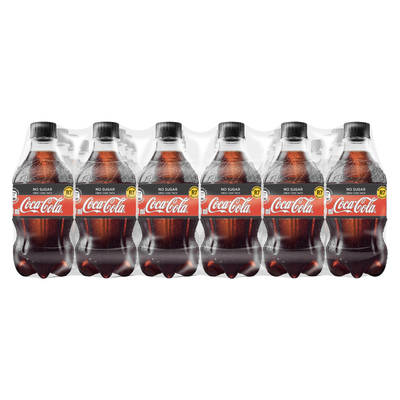 Coca-Cola Zero Plastic Bottle 300ml x 24 | PnP