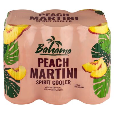 Bahama Peach Martini Spirit Cooler 6 x 440ml | PnP