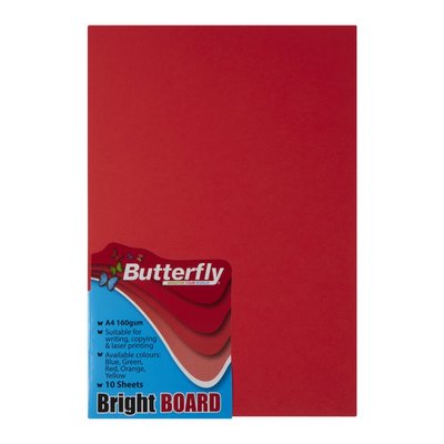 Butterfly A4 Bright Board Mixed 50 Sheets | PnP