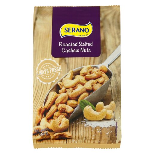 Serano Roasted Salted Cashew Nuts 150g | PnP