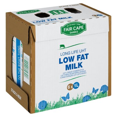 Fair Cape Ecofresh UHT Long Life Low Fat Milk 6 x 1L | Smart Price ...