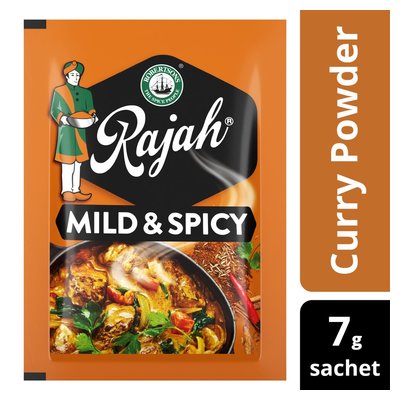 Rajah Curry Powder Mild & Spicy 7g | PnP