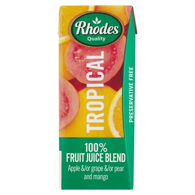Rhodes 100% Fruit Juice Blend Tropical 200ml | Smart Price Specials ...