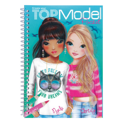 Creative Top Model T-Shirt Designer Colouring Book | PnP